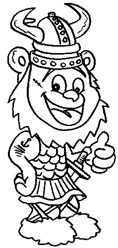 COLOREAR DIBUJOS DE VIKINGOS